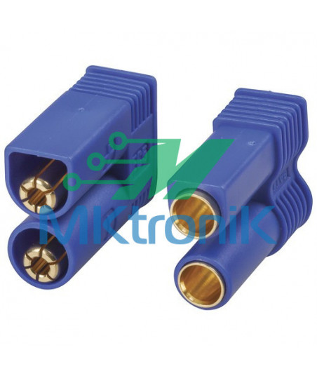 (O, D3) CONECTOR EC5 HEMBRA + MACHO / ENCHUFE PARA BATERIA LIPO